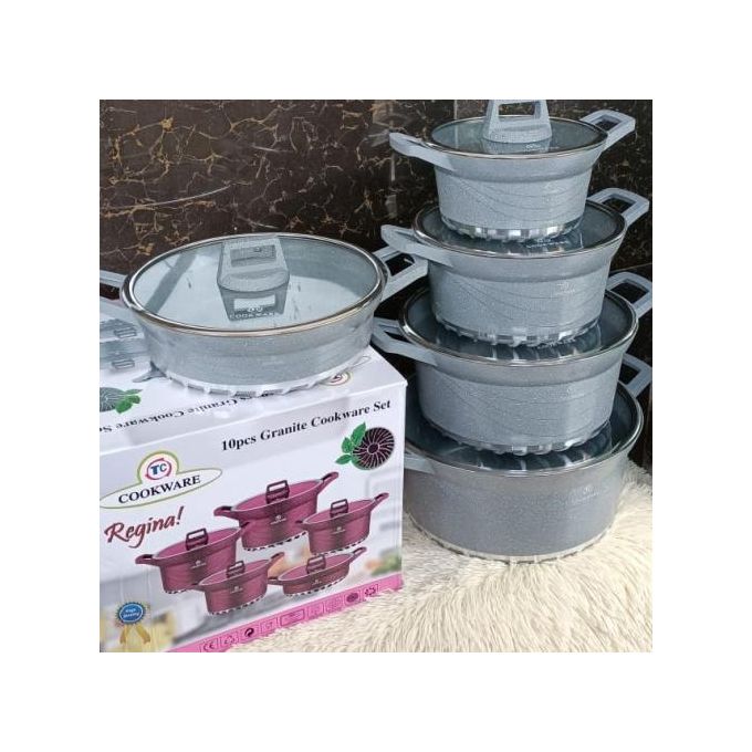 TC 10pcs Heavy Granite Nonstick Cooking Pots Sufuria Set @ Best Price ...