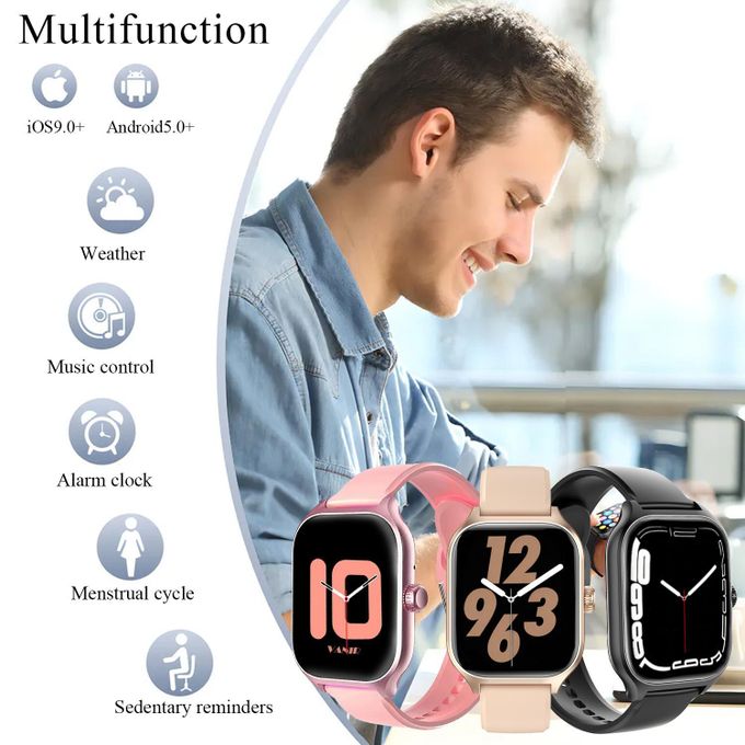 VANIR Smartwatch 2.01" Large HD Display, Bluetooth Calling, Fitness ...