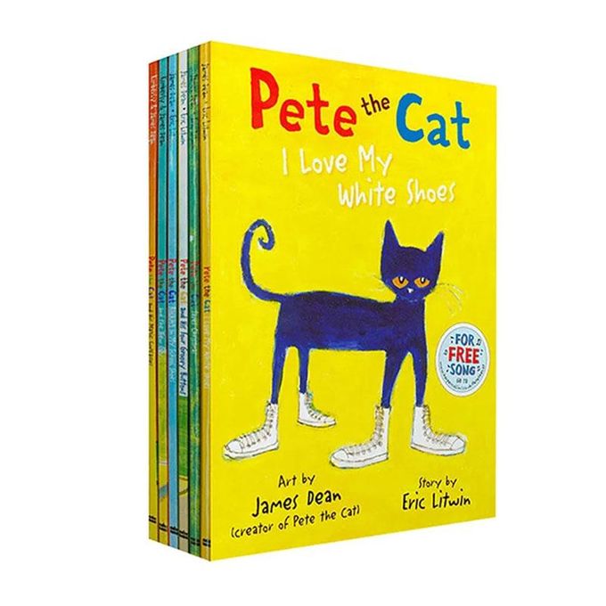 Harper Collins Uk New Pete The Cat 6-Book Set For Ages 1-7 By James ...