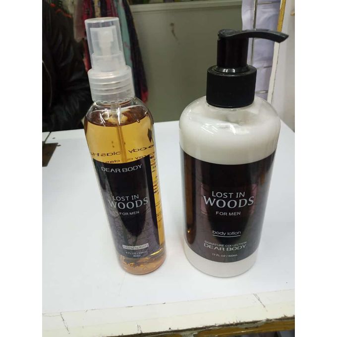 Dear Body Lost In Woods Body Lotion-500ml & Body Splash For Men-236ml ...