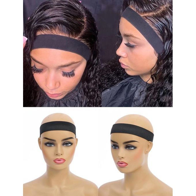 Generic Elastic Bands For Wig Edges Lace Melting Bands Wig Bands For Keeping Wigs In Place black Best Price Online Jumia Kenya