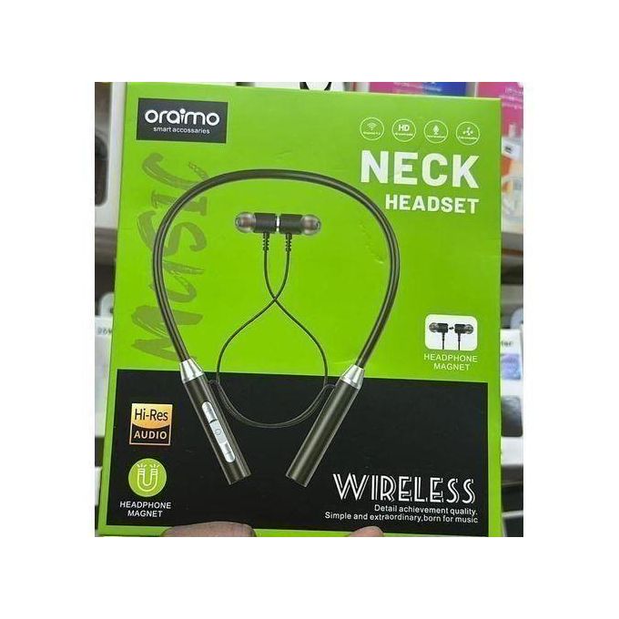 Oraimo Original Wireless Neckband Bluetooth Headset ,Sports Earphones ...