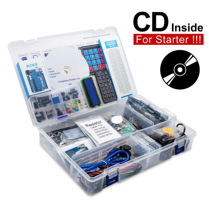 Generic 2020 Starter Kit For Arduino Uno R3 Upgraded Version Learning Suite Retail Box Uno R3